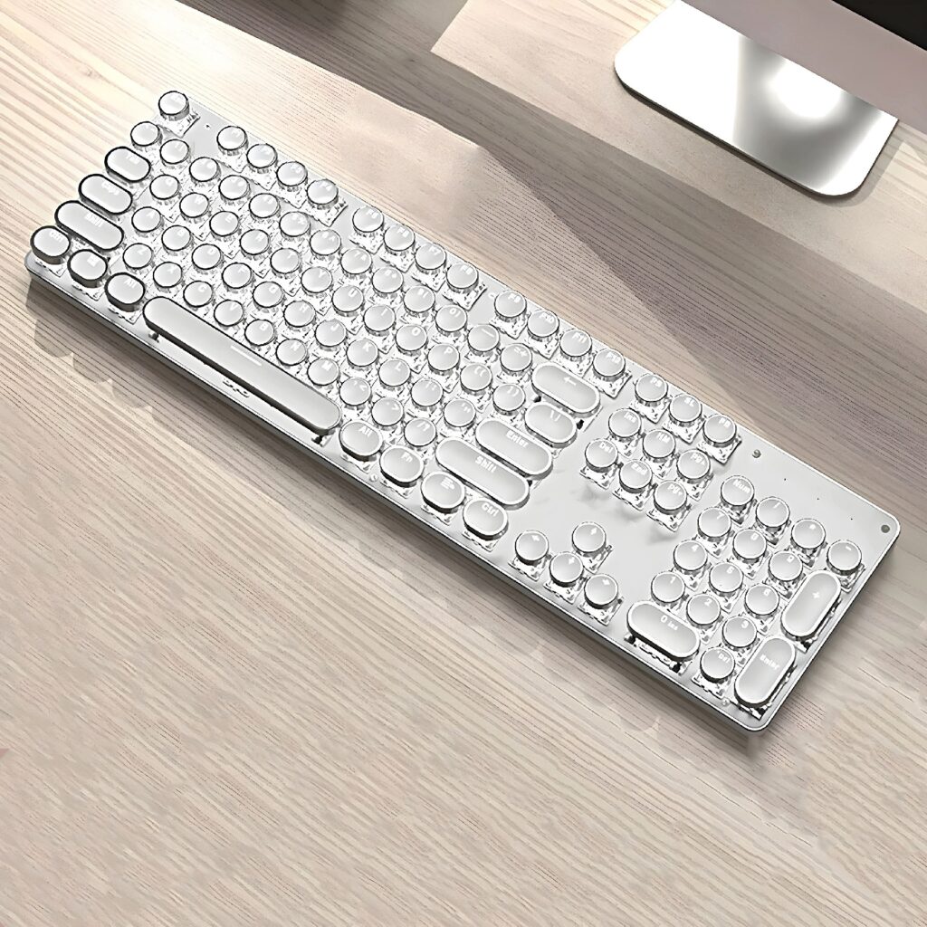 Retro Typewriter Wired Keyboard 2S - Matcha Green | The PNK Stuff