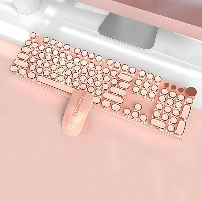 Retro Typewriter Bluetooth Keyboard and Mouse Set 2S - Matcha Green ...
