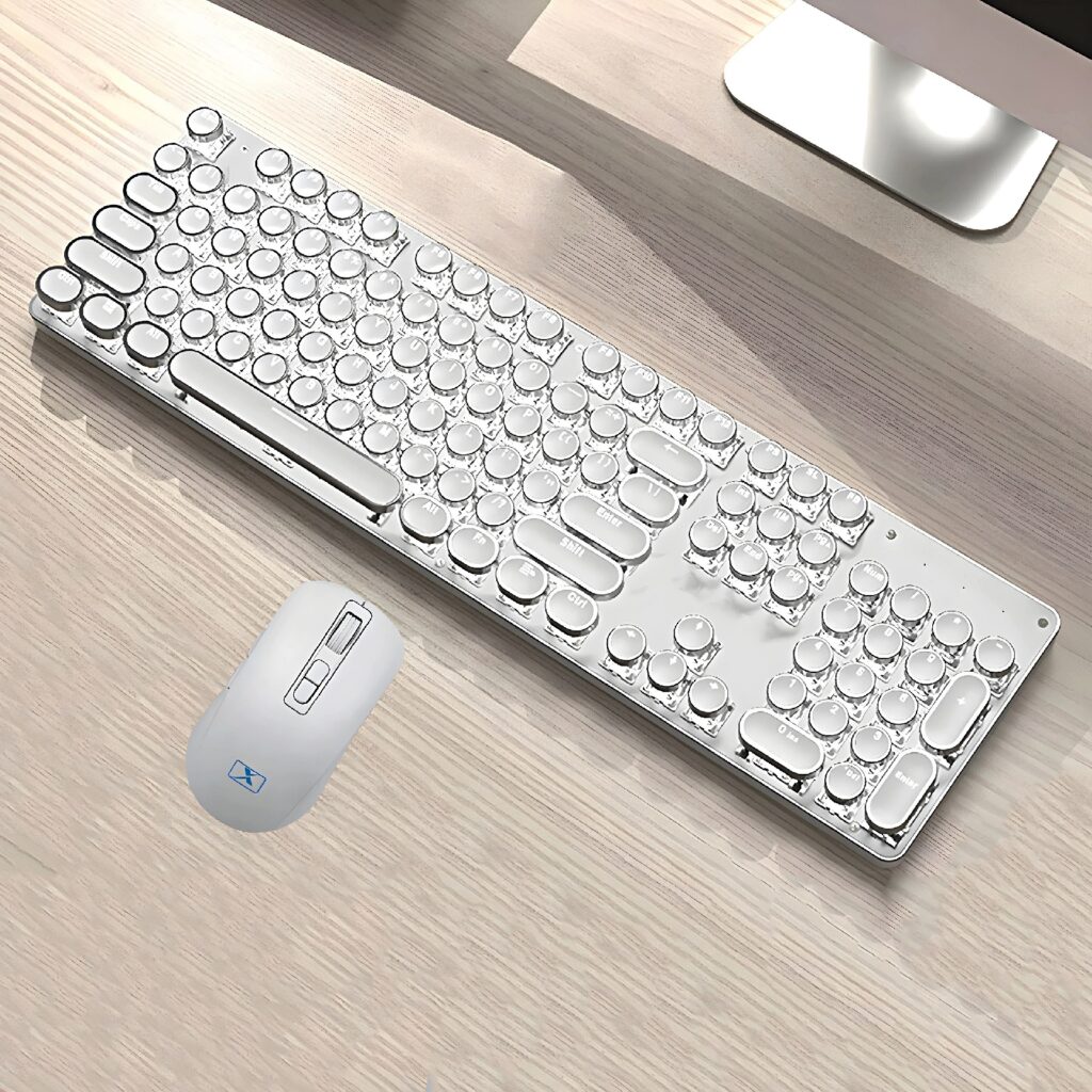 Retro Typewriter Wireless Keyboard and Mouse Set | The PNK Stuff