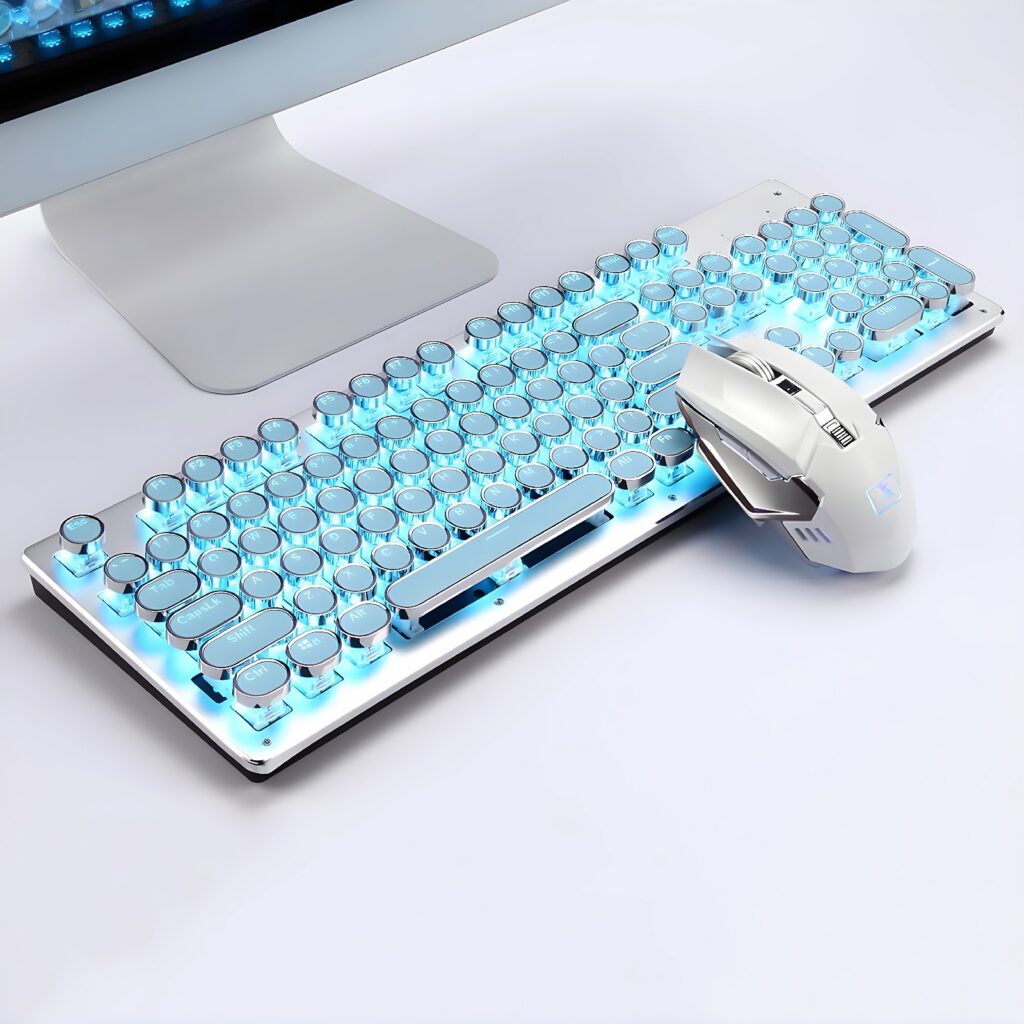 Retro Typewriter Wireless Keyboard and Mouse Set | The PNK Stuff