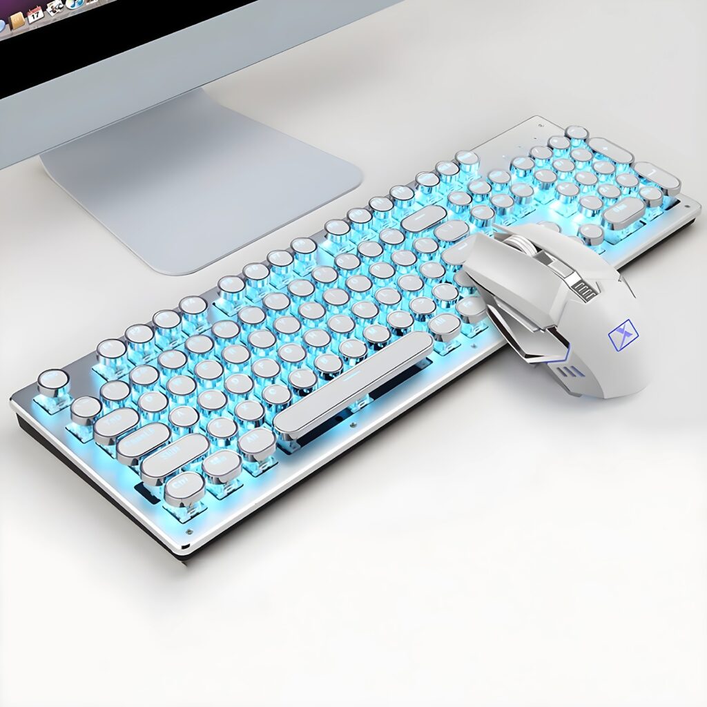 Retro Typewriter Wireless Keyboard and Mouse Set | The PNK Stuff