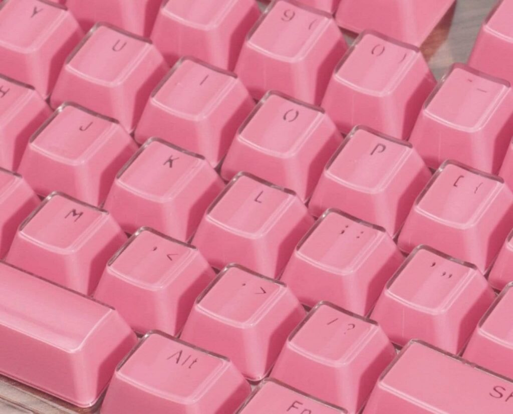 Crystal Square Keycap Set | The PNK Stuff