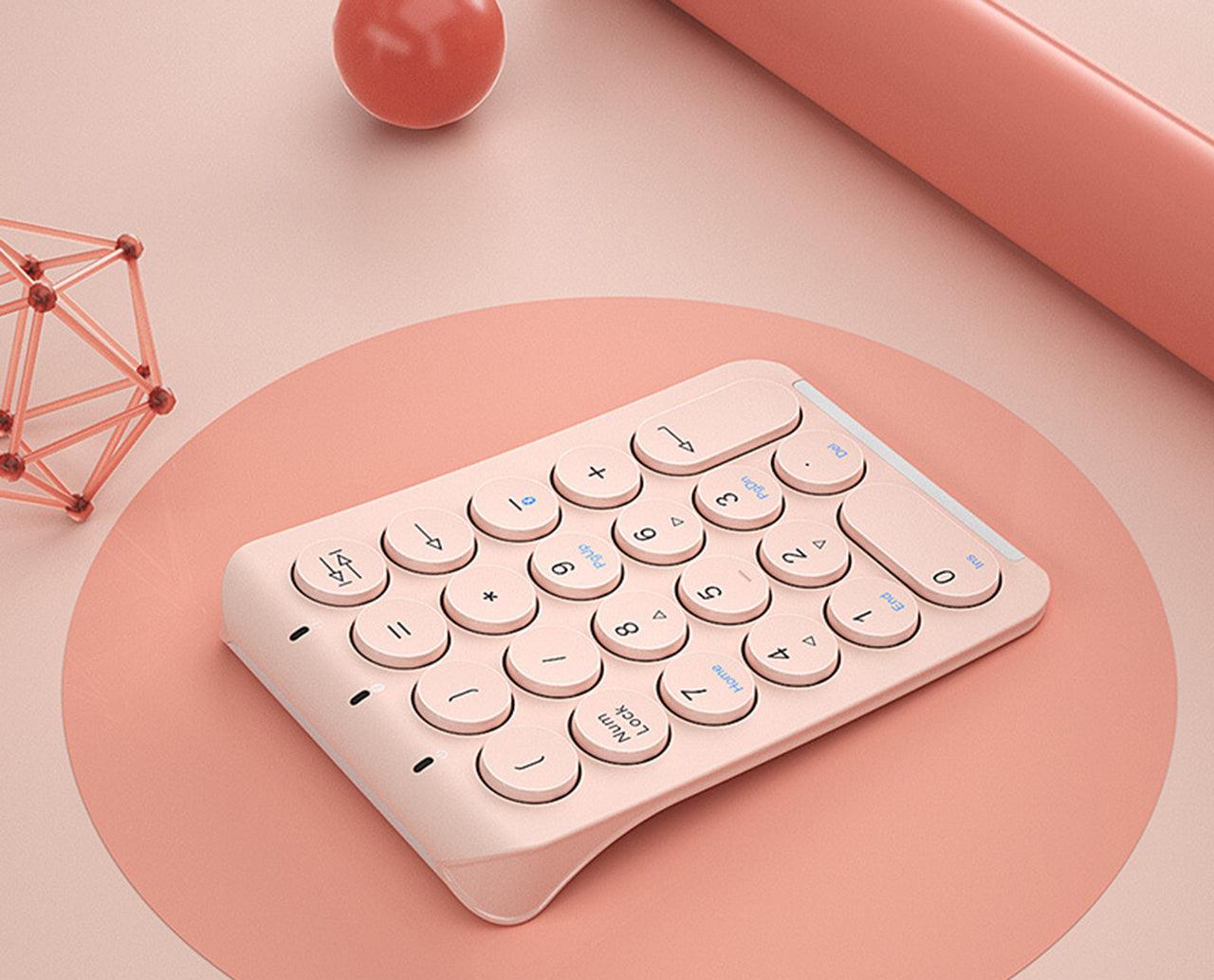 Typewriter Inspired Bluetooth Numpad | The PNK Stuff